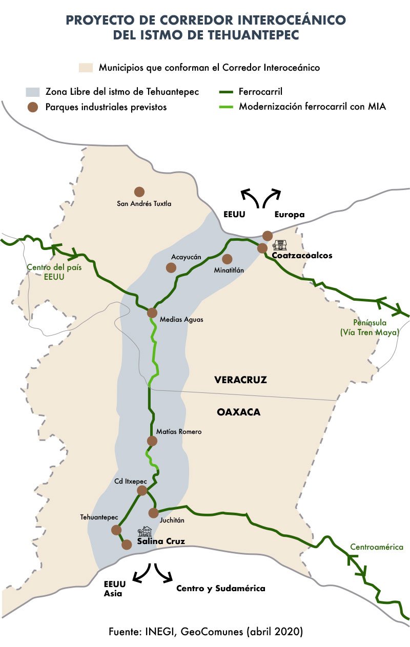 ¿Puede el corredor interoceánico en Tehuantepec impulsar el desarrollo ...